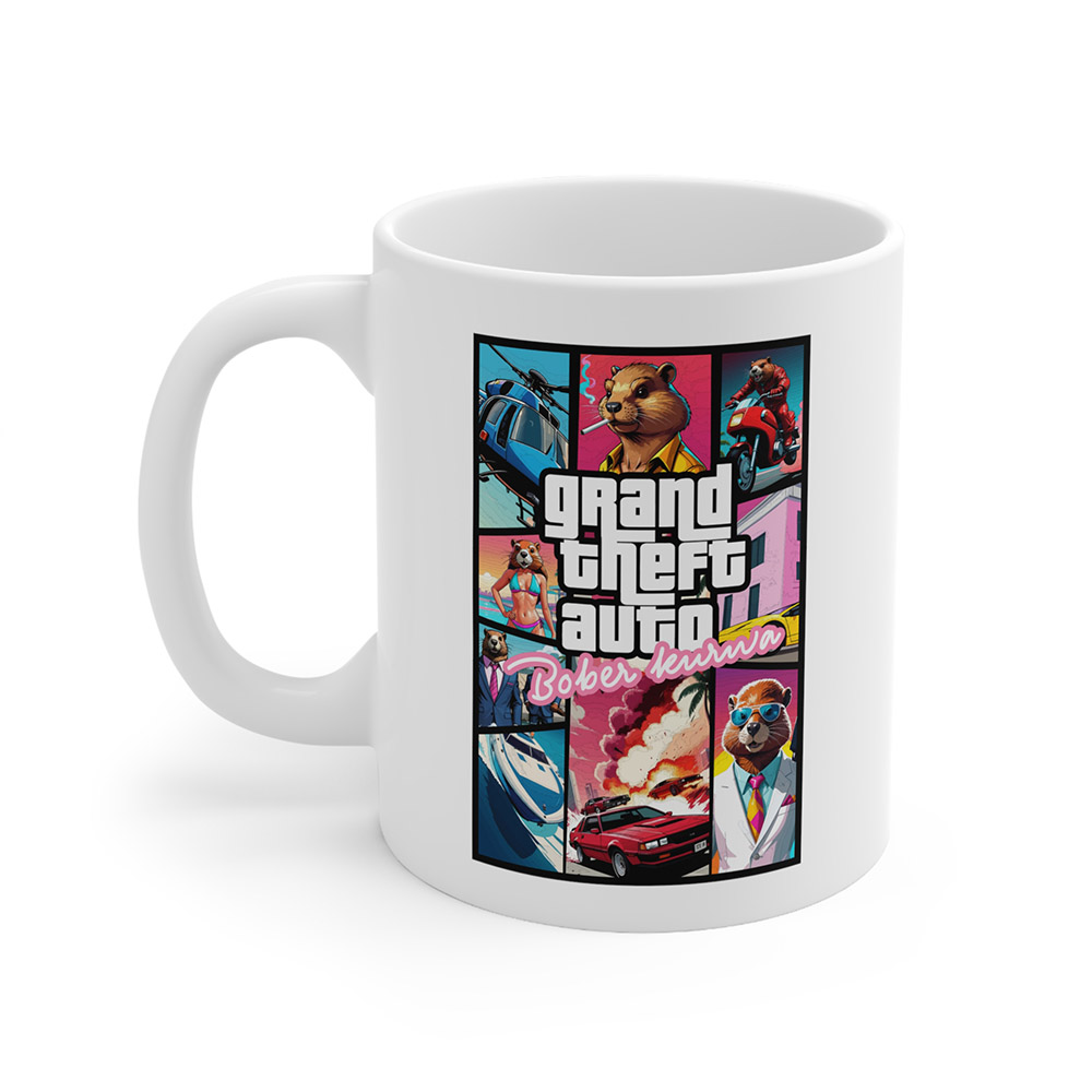 Bober Kurwa Mug GTA - Bober Kurwa Shop